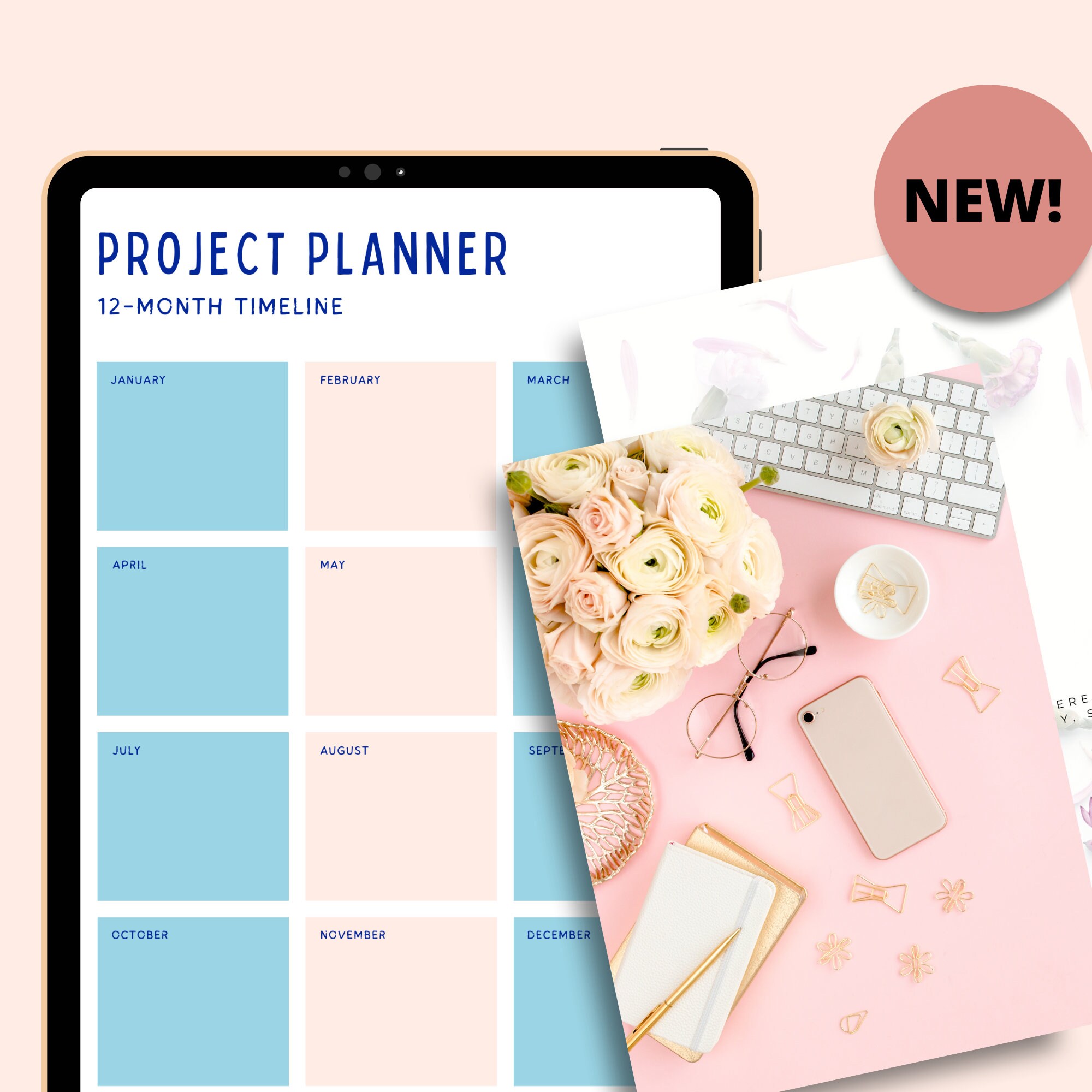 PRINTABLE PROJECT TRACKER, Digital Download, Project Planner ...