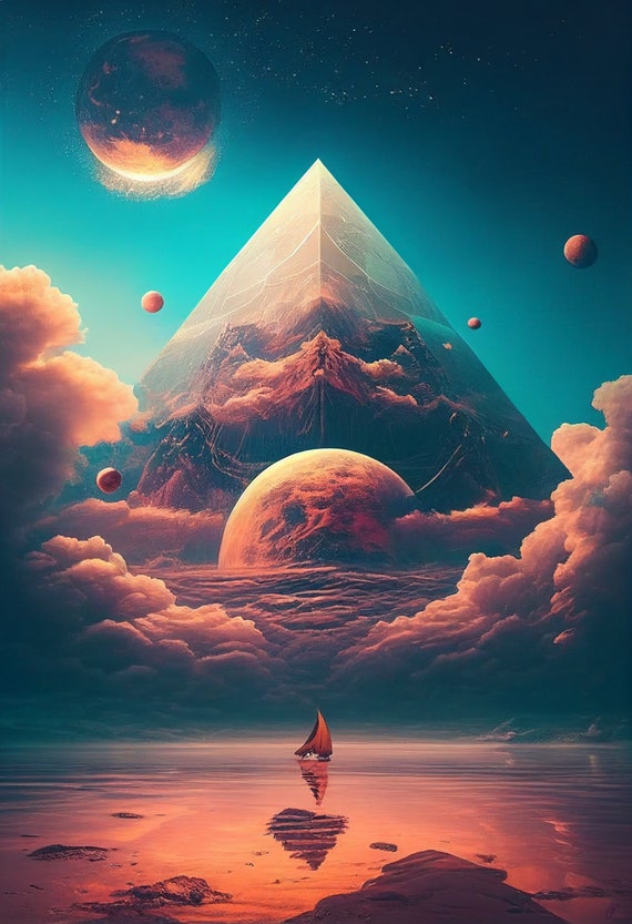 Fantasy Pyramid Art