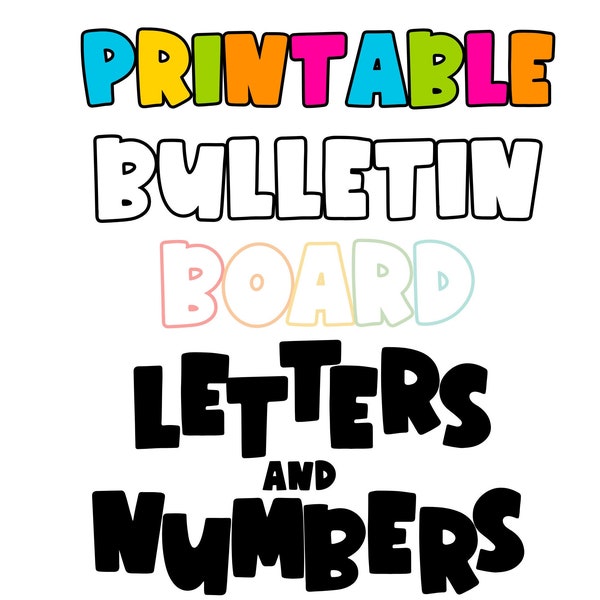 Bulletin Board Letters - Etsy
