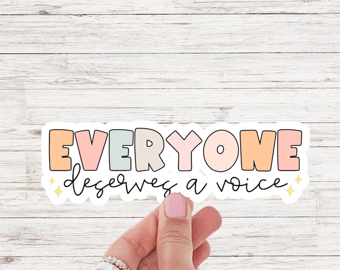Your Words Matter Sticker, Special Education Teacher Sticker, Sped ...