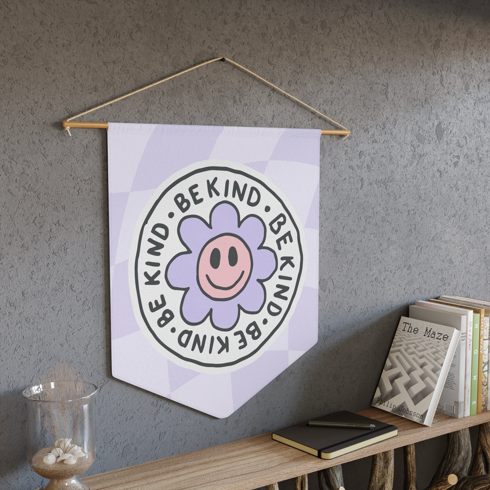 Teacher Classroom Wall Art Decor Wall Pennant Be Kind Daisy - Etsy