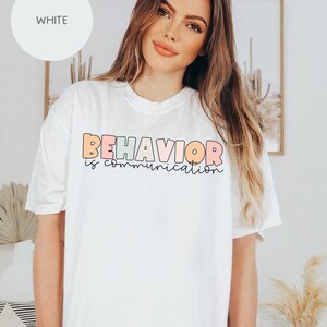 Behavior is Communication Shirt, Special Education T-shirt, Special Ed ...