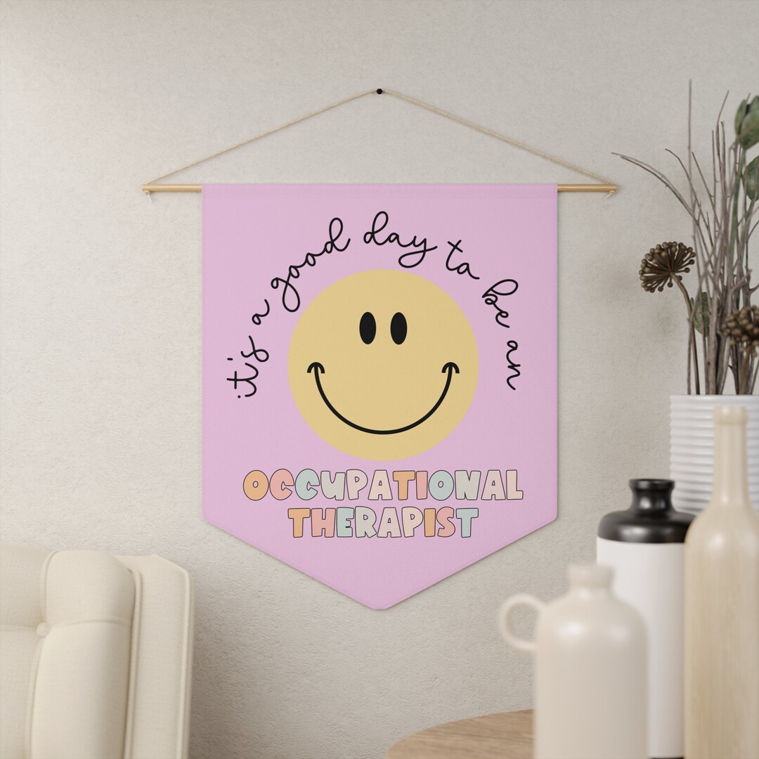 Occupational Therapy Wall Decor Pennant Groovy OT Art Assistant OT Gift ...