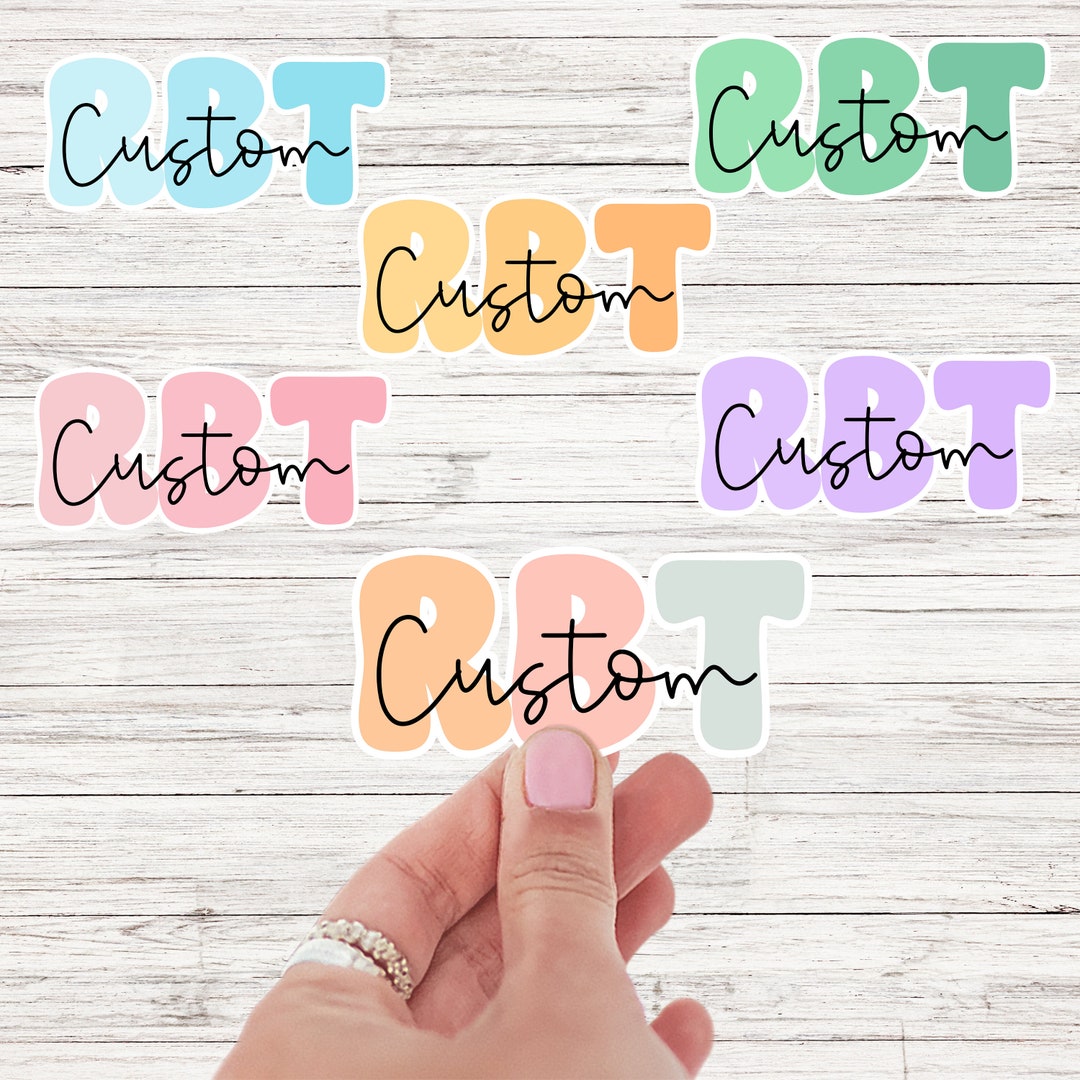 RBT Custom Name Sticker Personalized Behavior Technician Gift Behavior ...