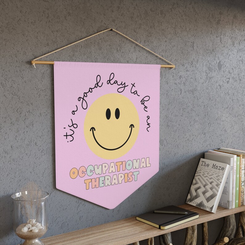 Occupational Therapy Wall Decor Pennant Groovy OT Art Assistant OT Gift ...