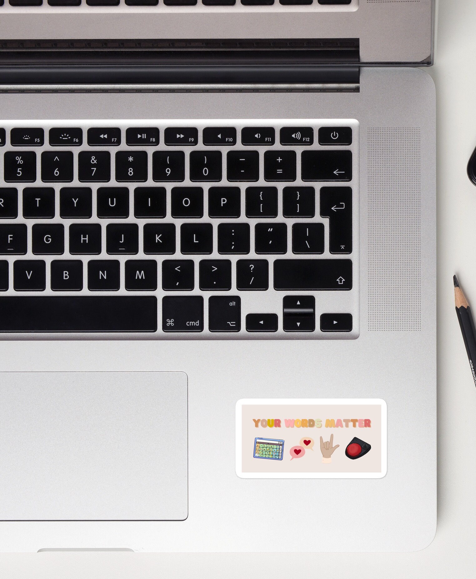 Your Words Matter AAC, Special Education Sticker, AAC, SLP, Speech sold ...