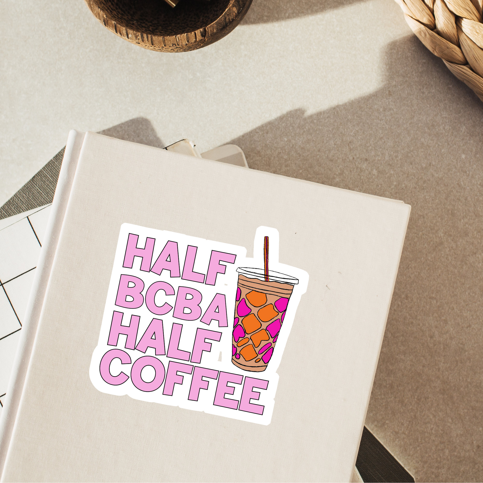 Behavior Analyst Sticker ABA Coffee Humor, ABA Therapist Sticker ...