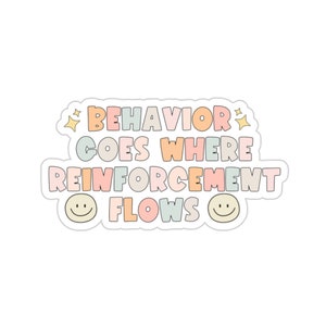 BCBA Sticker ABA Behavior Therapy Sticker Occupational Therapy Special ...
