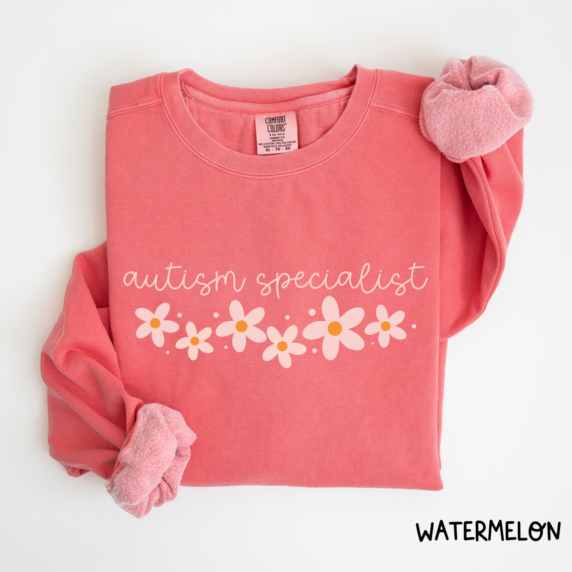 Autism Specialist Comfort Colors® Sweatshirt ASD Specialist Teacher ...
