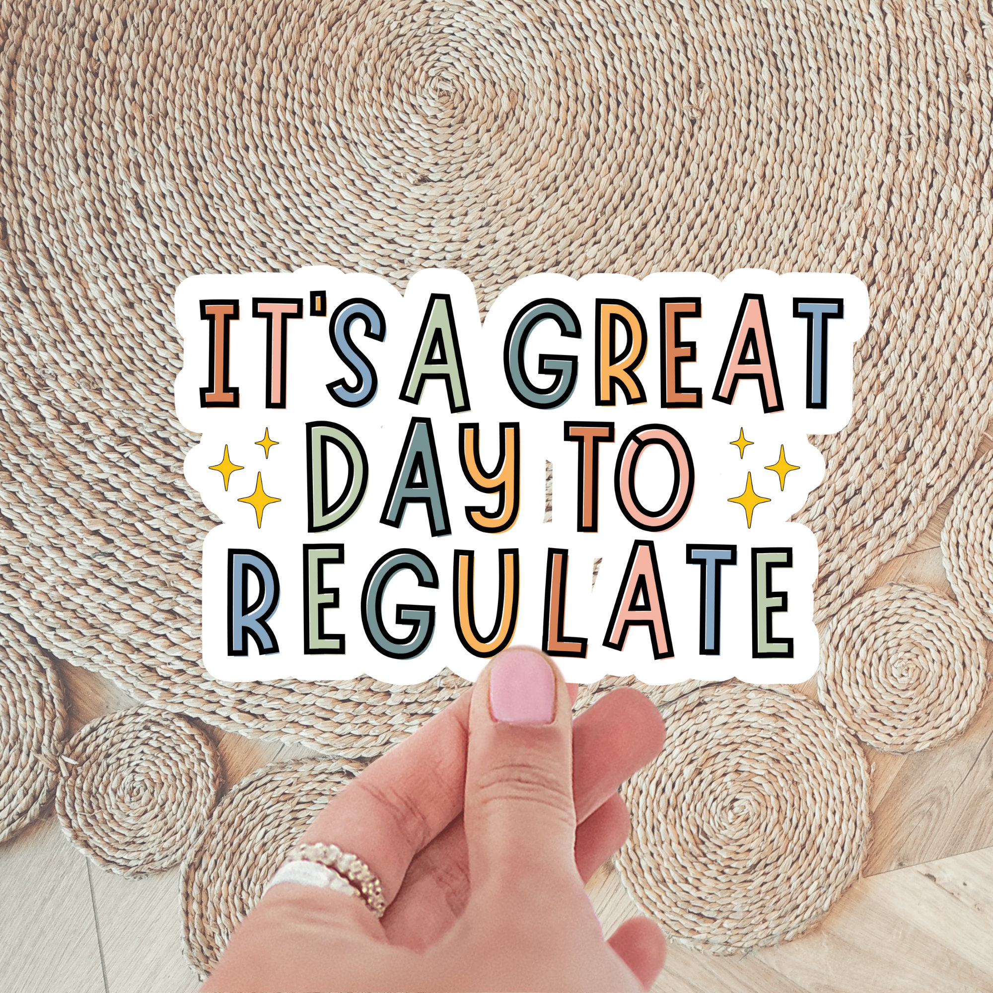It's A Great Day to Regulate Sticker BCBA ABA Behavior SPED Teacher ...