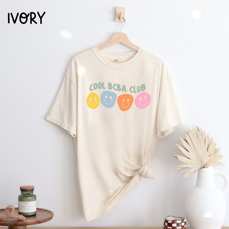 BCBA Comfort Colors® T-shirt Cool BCBA Club Graphic Tee Back School ...