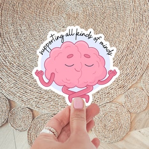 Supporting All Minds Sticker Teacher Sticker Teacher Gift - Etsy