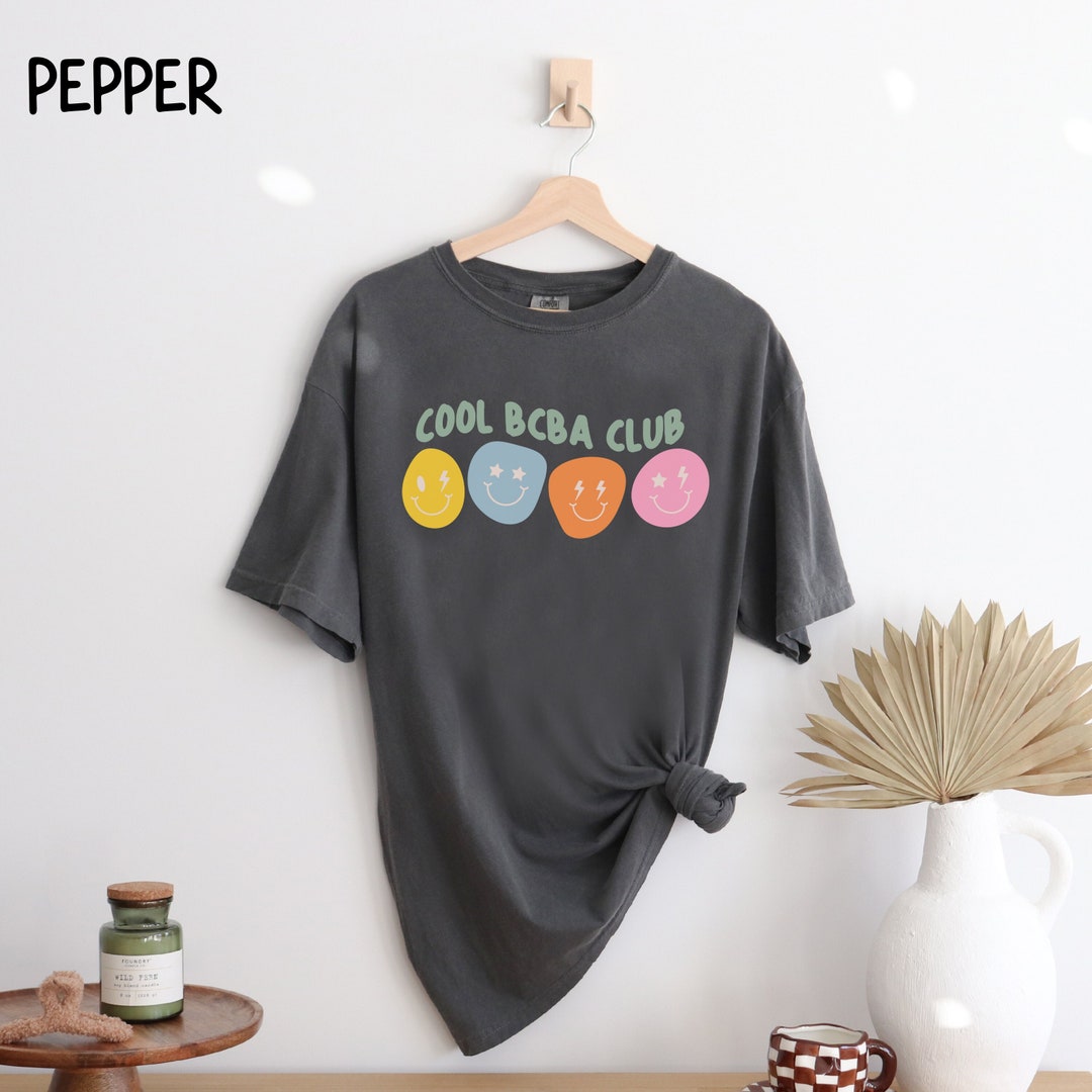 BCBA Comfort Colors® T-shirt Cool BCBA Club Graphic Tee Back School ...