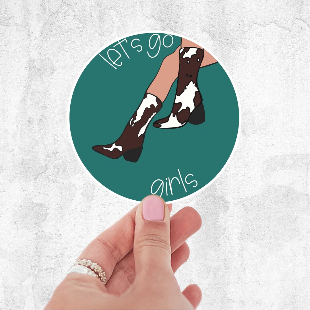 Let's Go Girls Sticker, Waterproof Decal Country Music Sticker ...