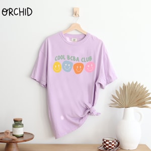 BCBA Comfort Colors® T-shirt Cool BCBA Club Graphic Tee Back School ...