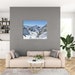 Alpine Wall Art Canvas | France Switzerland Austria | Mountain ...
