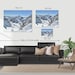 Alpine Wall Art Canvas | France Switzerland Austria | Mountain ...