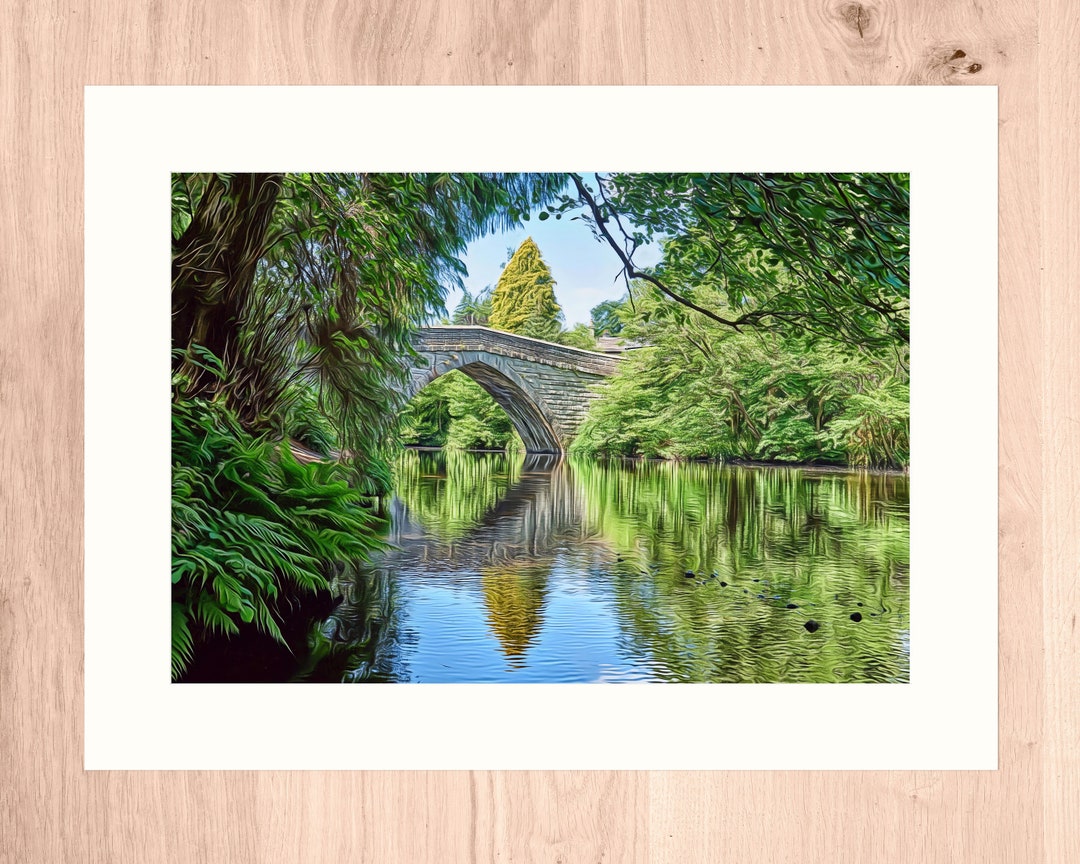 Fantasy Wall Art | the Fairy Bridge | Stone Bridge Wall Art | England ...