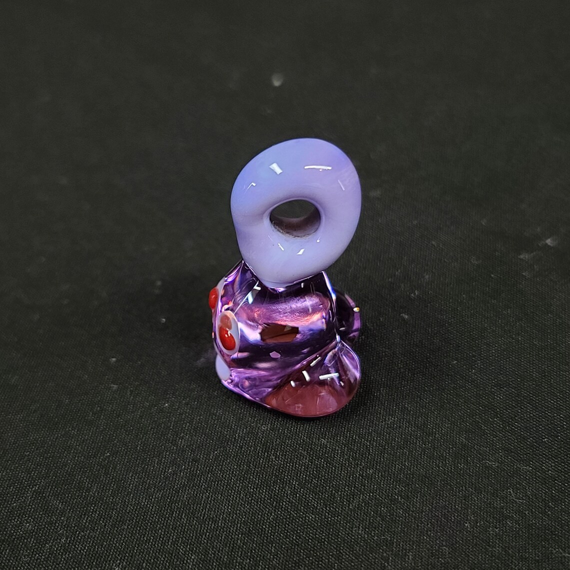 Boo-ty Ghosts: Glass Ghost Pendant, Halloween Charm - Etsy