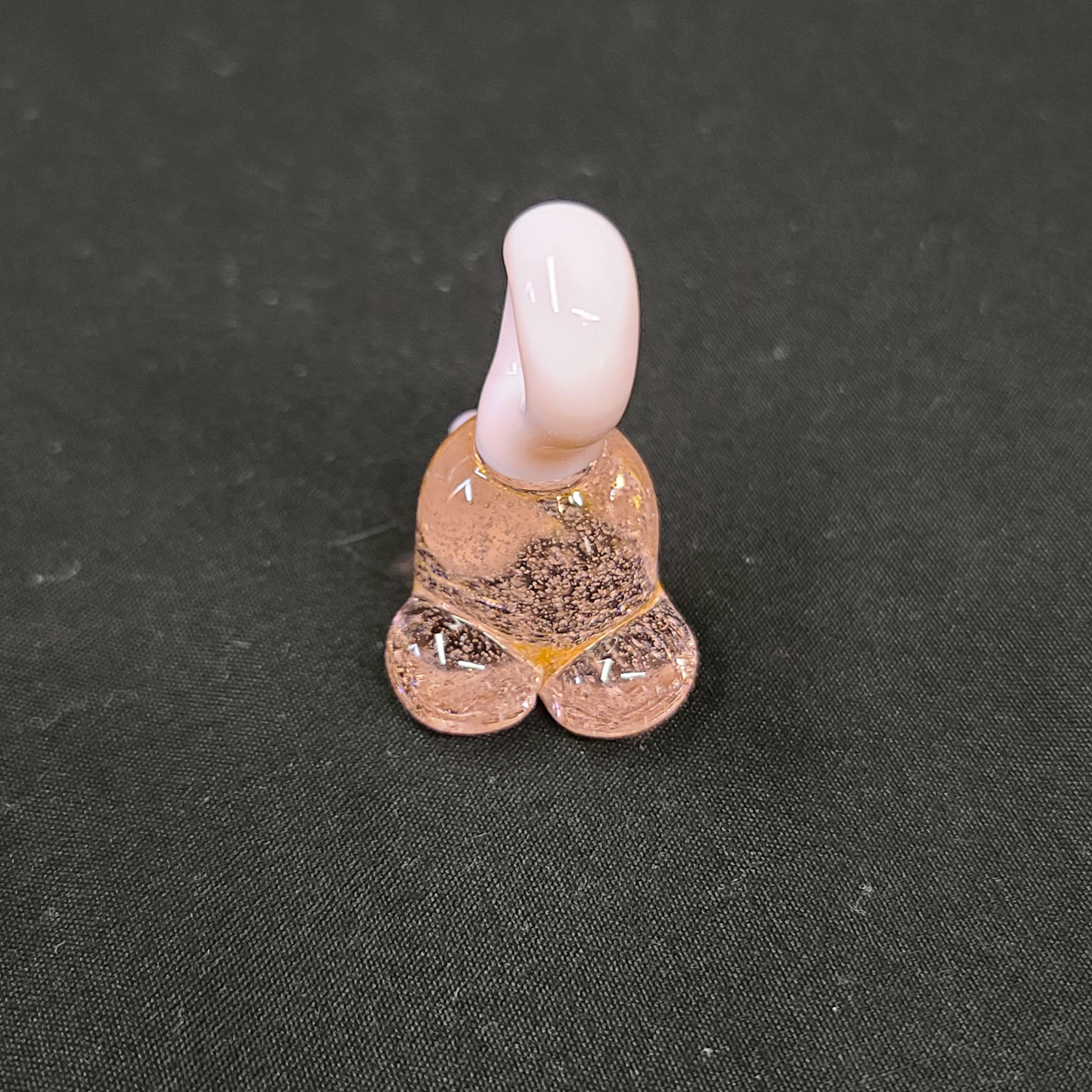 Boo-ty Ghosts: Glass Ghost Pendant, Halloween Charm - Etsy