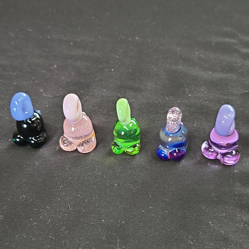 Boo-ty Ghosts: Glass Ghost Pendant, Halloween Charm - Etsy