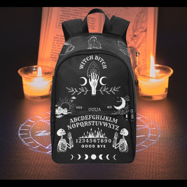 Goth Witch Btch Backpack Gothic Backpack Witch Moon Backpack Goth Back ...