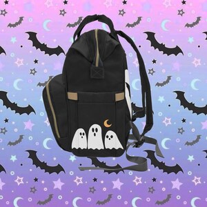 Goth Diaper Bag Backpack Celestial Bats Cute Witchy Baby Shower Gift ...