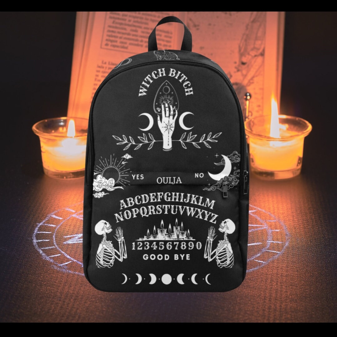 Goth Witch B*tch Backpack | Gothic Backpack | Witch Moon Backpack ...