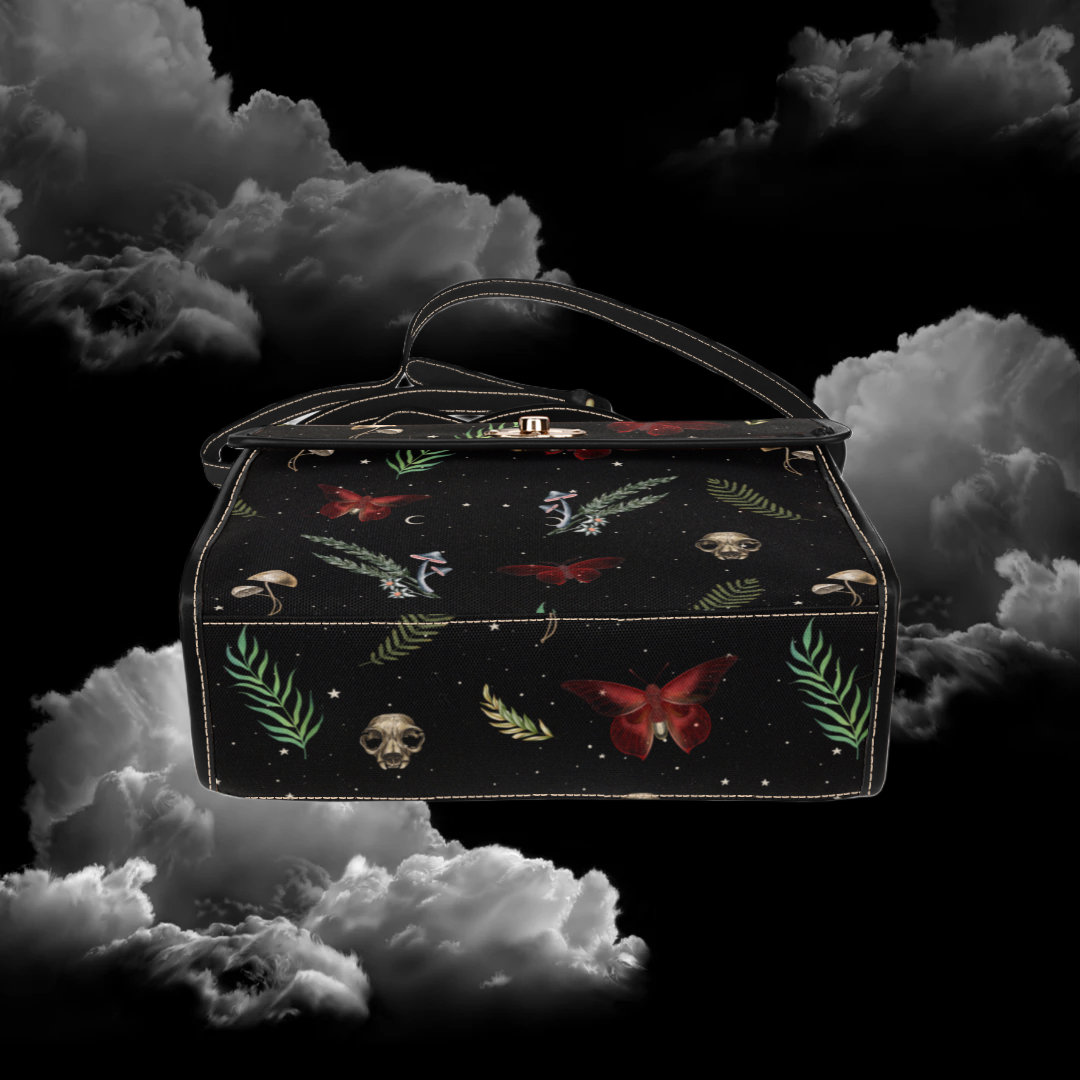 Cute Gothic Crossbody | Spooky Shoulder Bag | Goth Style Handbag ...