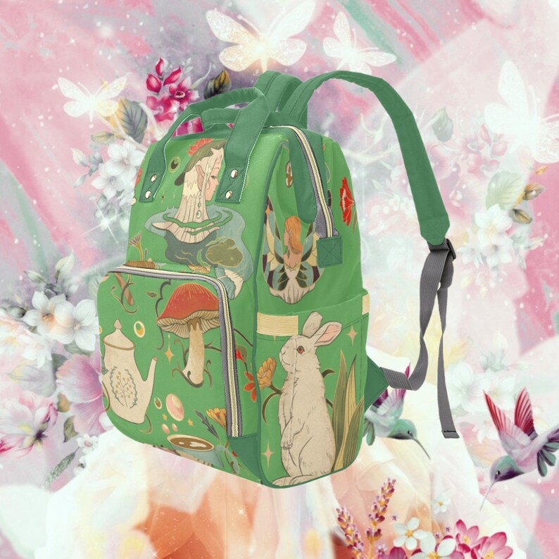Goth Diaper Bag Backpack Cottage Core Backpack Goth Baby Shower Gift ...