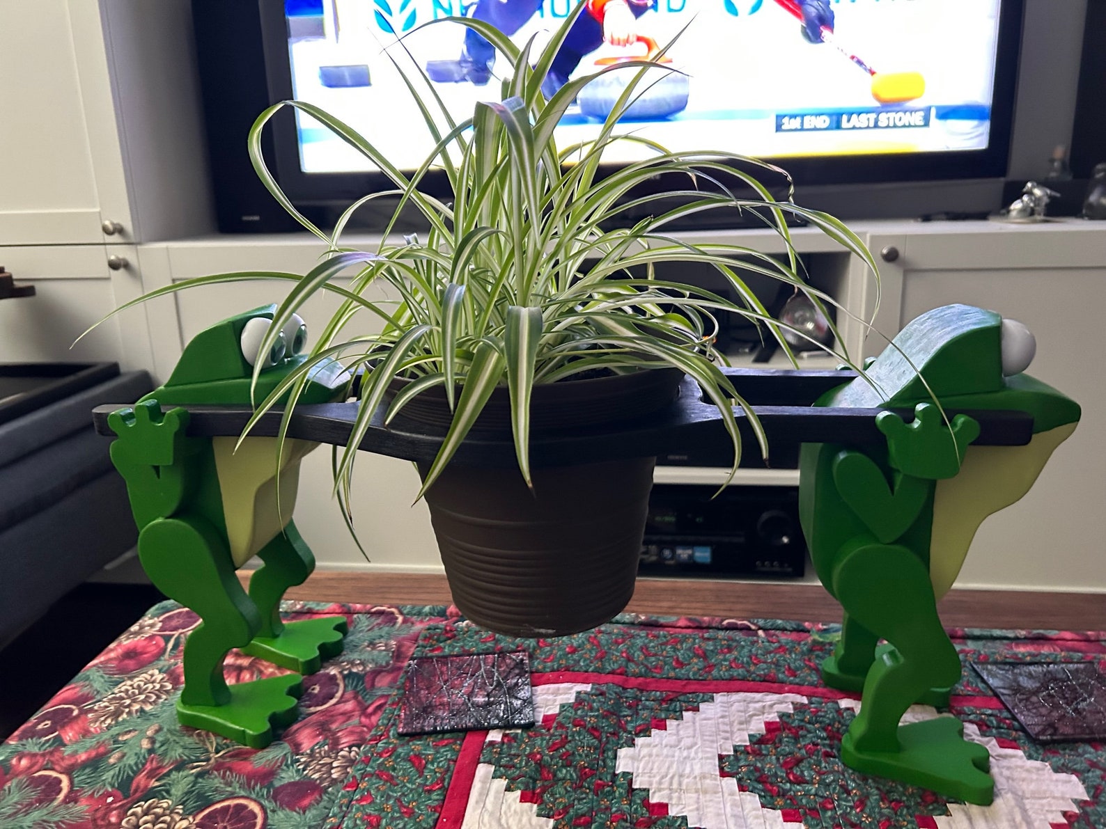 2 Frogs Carrying Planter One Left CUSTOM Orders Now - Etsy