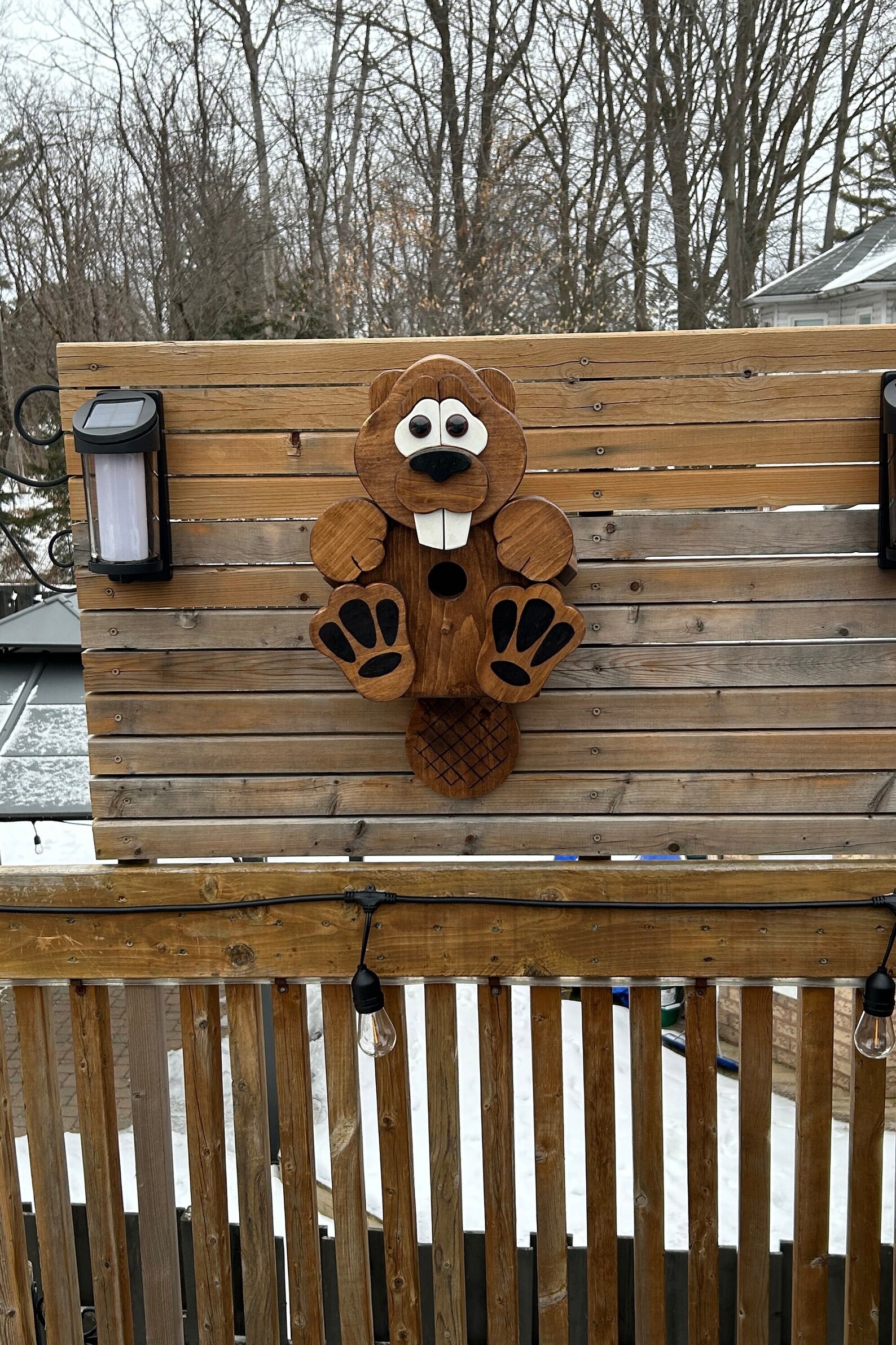 Cartoon Beaver Bird House - Etsy Canada