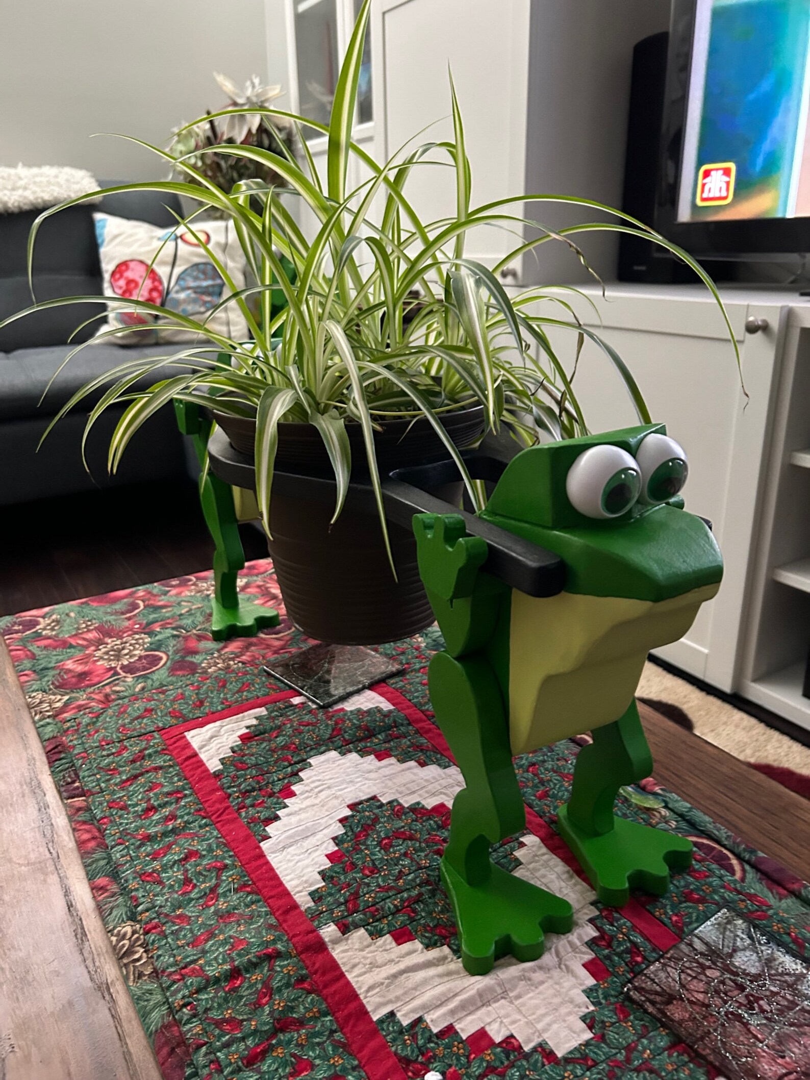 2 Frogs Carrying Planter One Left CUSTOM Orders Now - Etsy