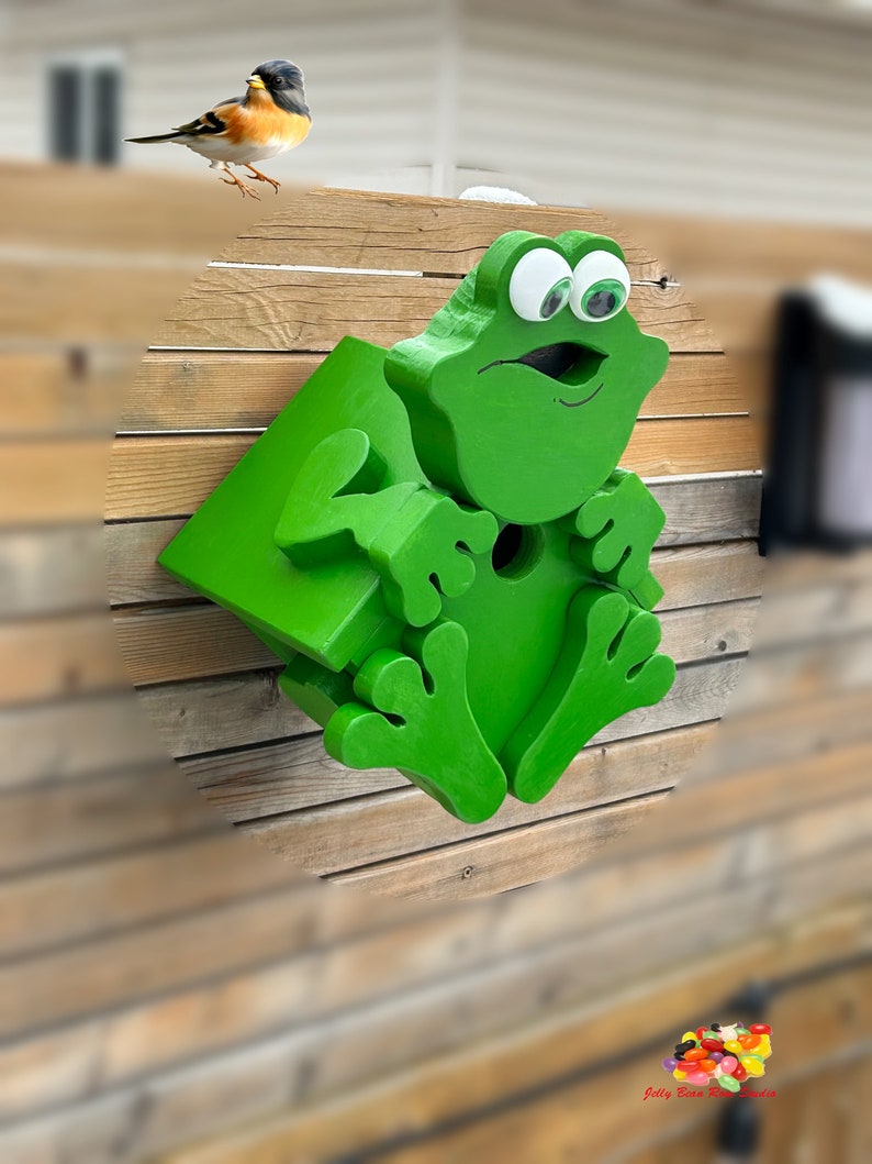 Kermit Frog Bird House - Etsy