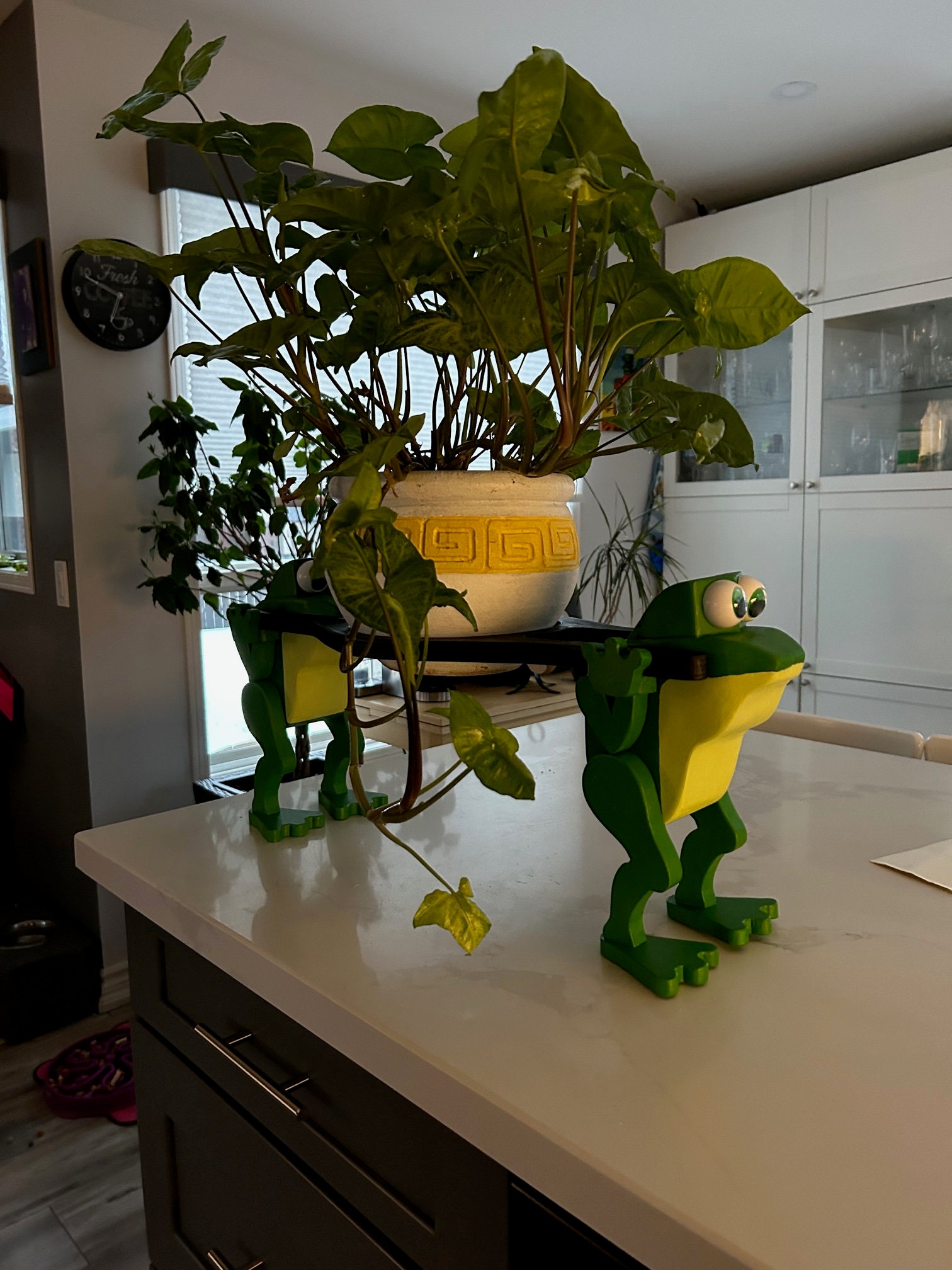 2 Frogs Carrying Planter One Left CUSTOM Orders Now - Etsy