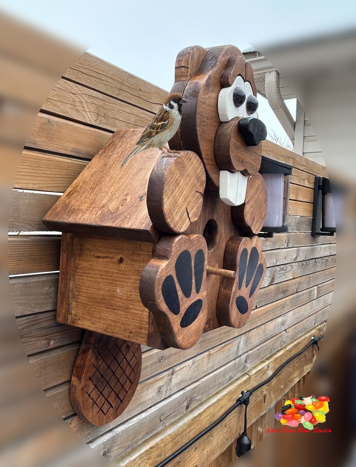 Cartoon Beaver Bird House - Etsy Canada