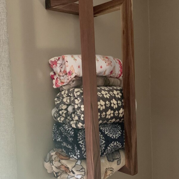 Blanket Wall Rack - Etsy