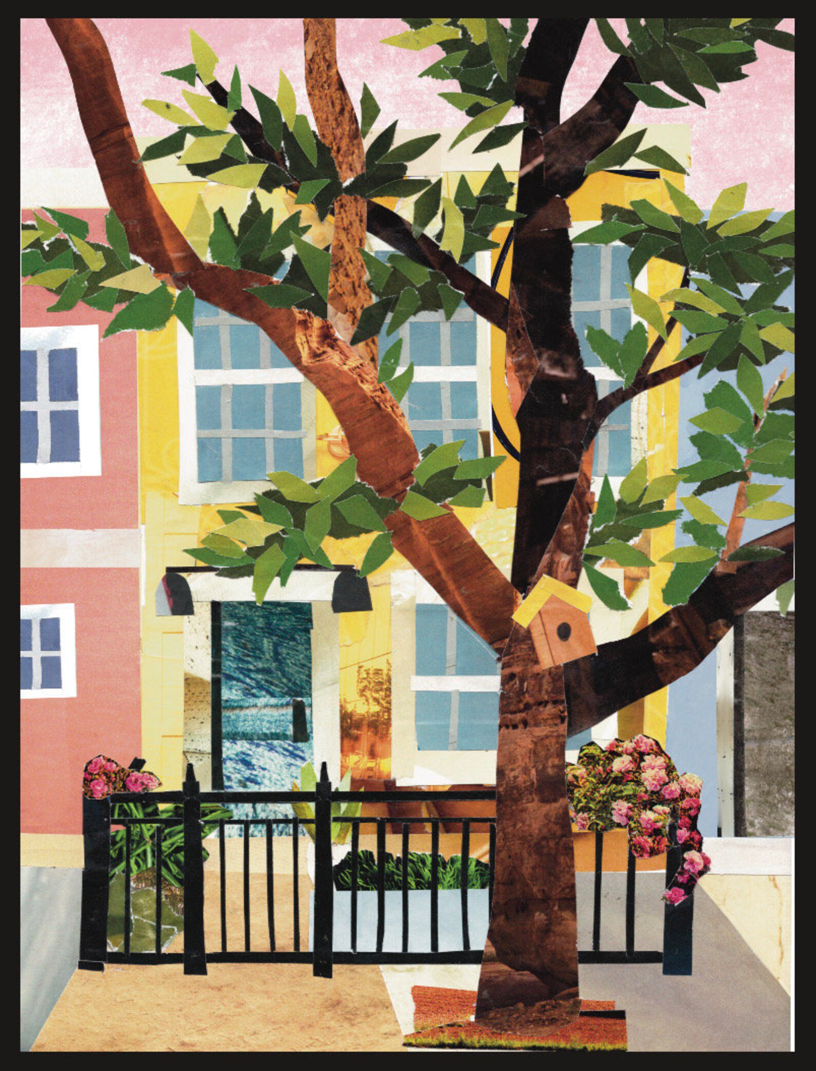 Garfield Street Collage Print - Etsy