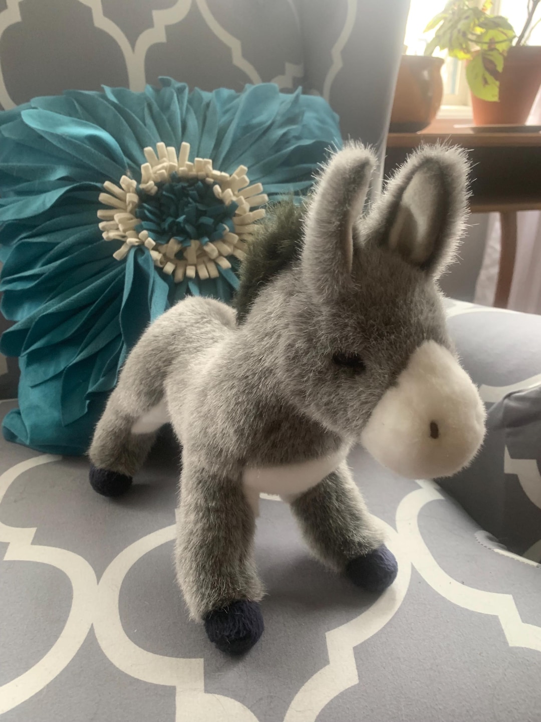 Douglas Grey Donkeys Douglas Cuddle Toys Bordon the Donkey Grey Plush ...