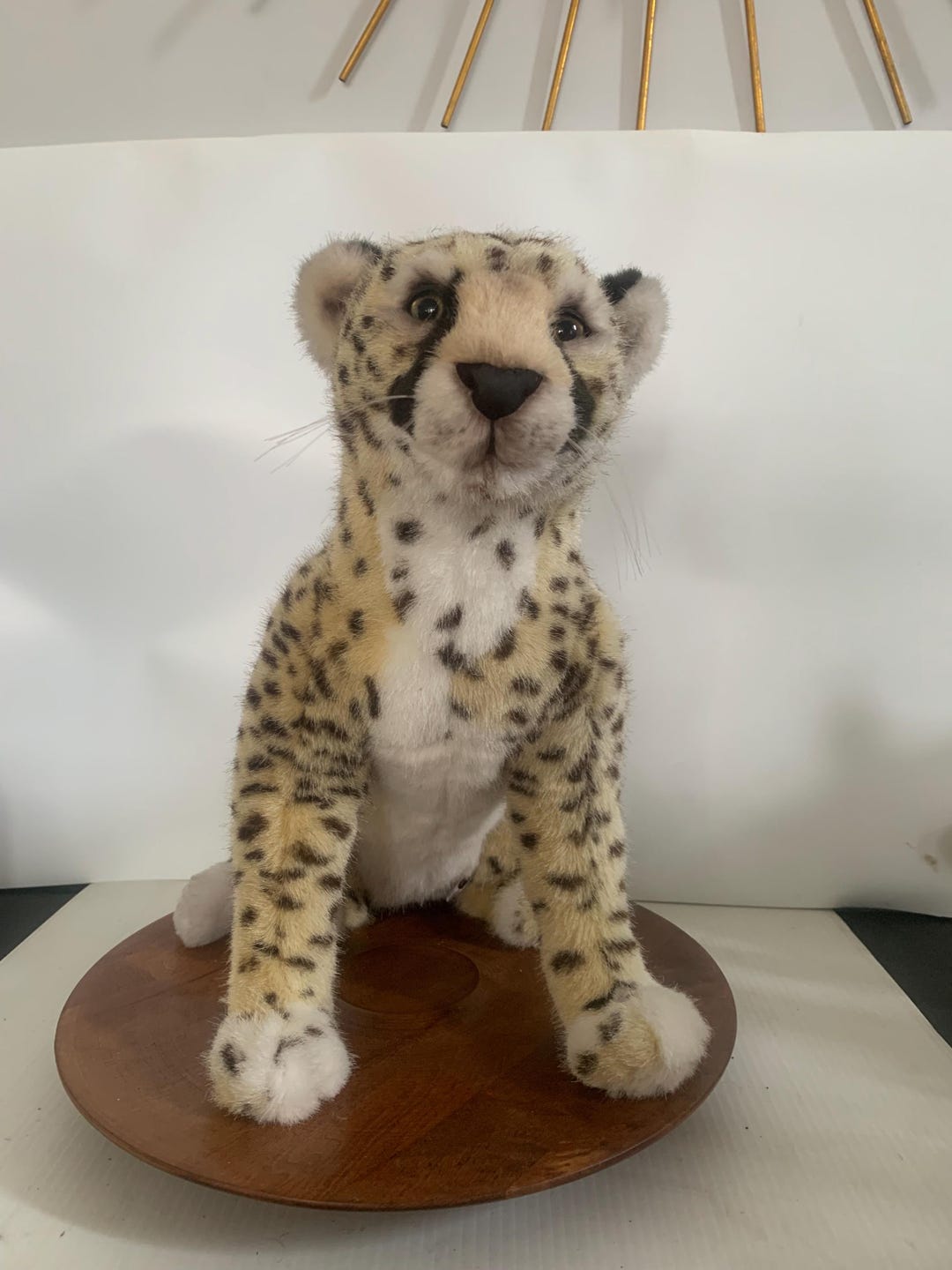 Cheetah Plush Toy Brand Aux Nations Paris Exclusive and Realistic Model ...