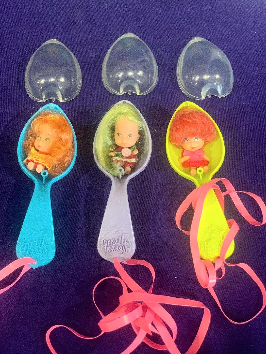 Vintage 1978 Mattel Kiddles SPOONFUL Sweet Treat Spoon 3-doll Set. - Etsy