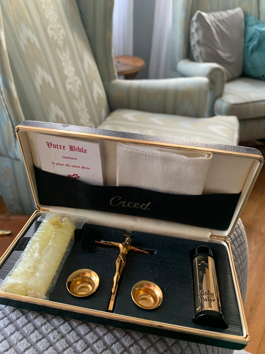 Vintage Creed Portable Set, Last Rites of the Sick, Sacrament of the ...