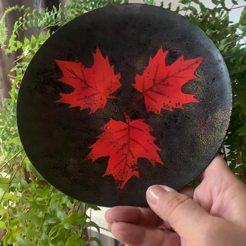 Maple Leaf Wall Plaque - Etsy