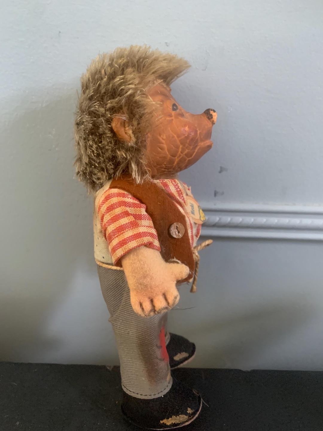 Steiff Mecki - Doll - Mr. Hedgehog 0717 B 1950s/60s - 7" In/18.5 Cm ...