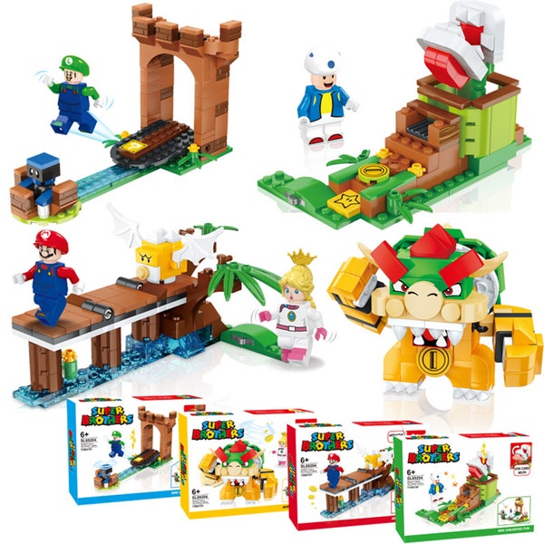 Mario Building Blocks - Etsy
