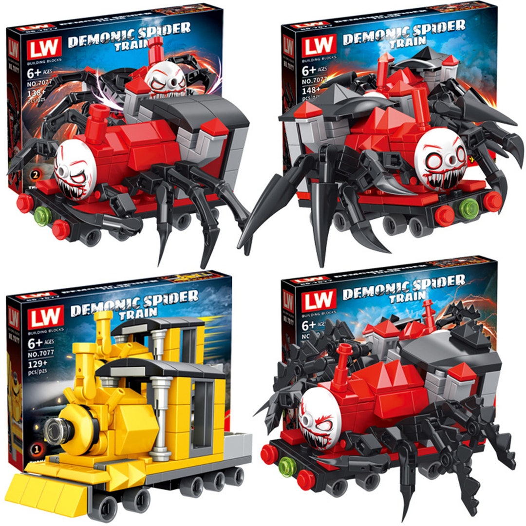 Buy 4in1 CHARLES Demonic Spider Monster Train Minifigures Toys Online ...
