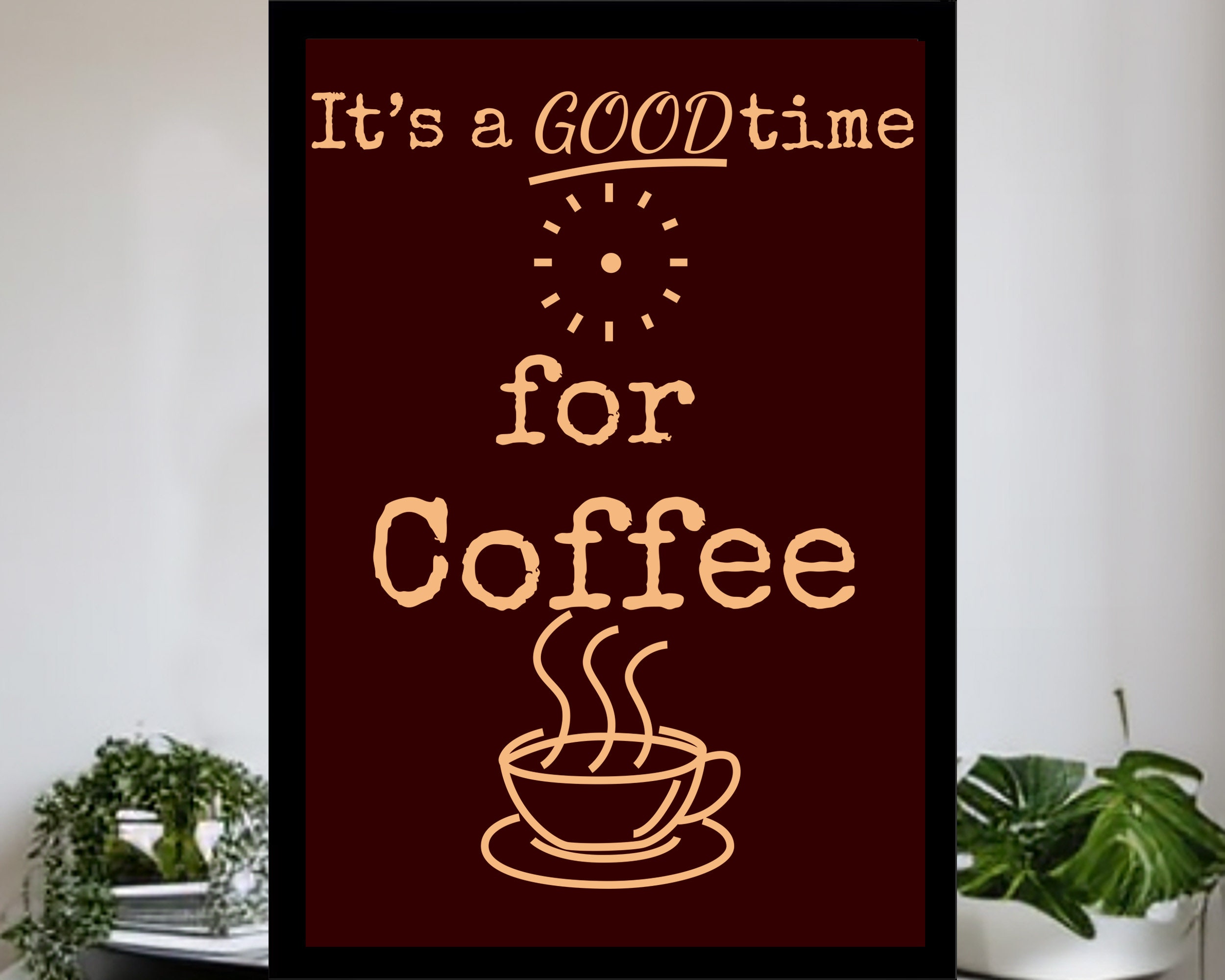 Coffee PNG, Coffee Poster Print, Coffee Wall Art, Digital Download ...