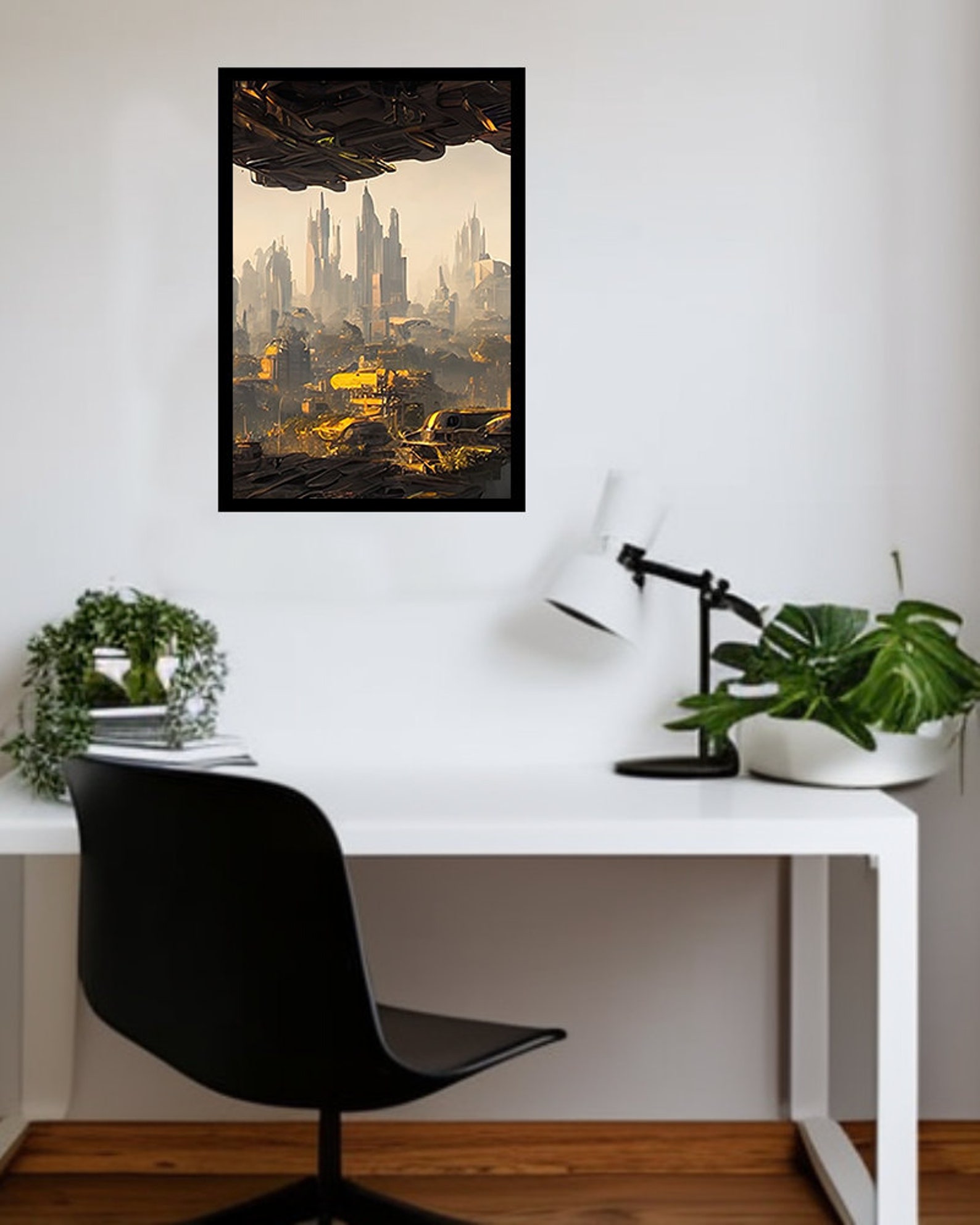 Post Apocalyptic Wall Art,dystopian Art ,printable, Atomic Age, AI Art ...