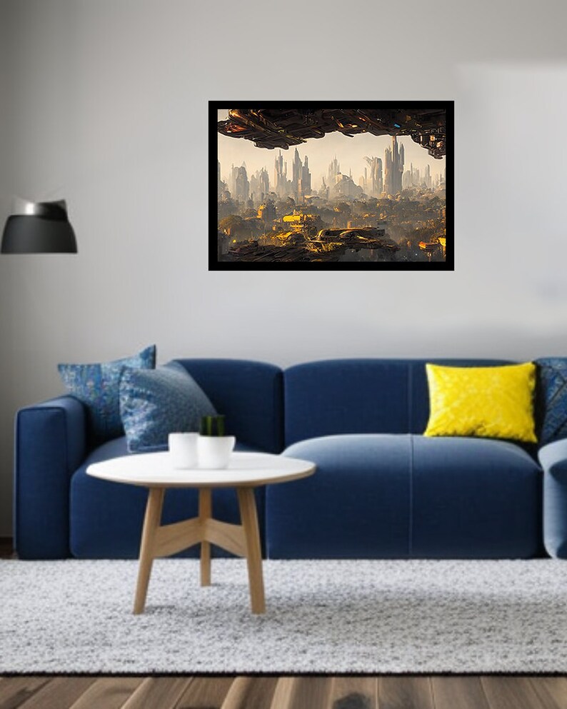 Post Apocalyptic Wall Art,dystopian Art ,printable, Atomic Age, AI Art ...