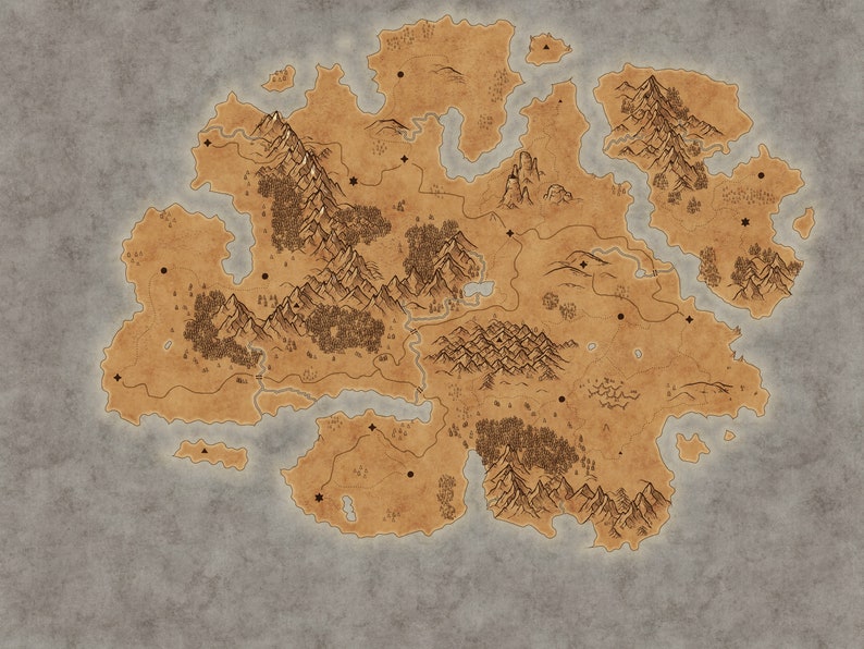 Fantasy Map 4k Resolution 4x3 Format - Etsy